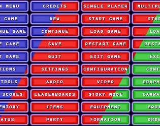 Simple Game Button Pack - Screaming Brain Studios - Free Game Assets